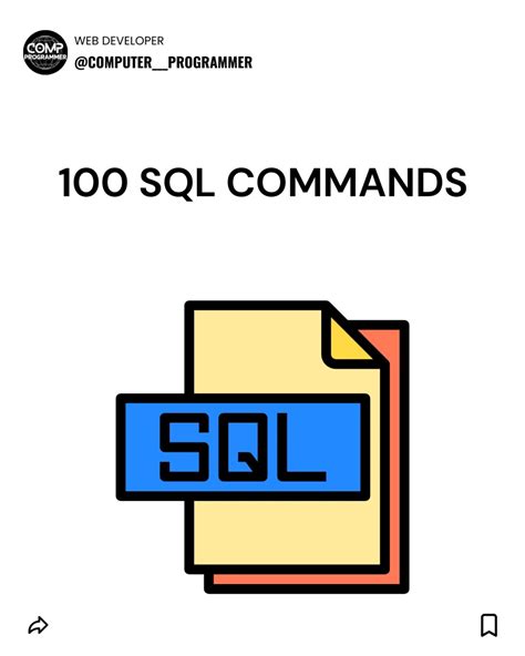 𝗖𝗼𝗱𝗶𝗻𝗴 𝗔𝗜 𝗙𝘂𝗹𝗹𝗦𝘁𝗮𝗰𝗸 👨‍💻 𝟯𝟬𝟬𝗞🎯 100 Sql Commands List 📚 Follow Coderss