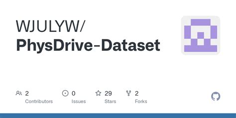Github Wjulywphysdrive Dataset