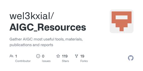 Github Wel3kxialaigcresources Gather Aigc Most Useful Tools