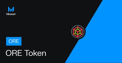 Ore Token Price Ore To Usd Research News And Fundraising Messari