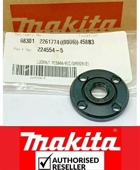 Makita Angle Grinder Outer Lock Nut Flange Dga508 Dga506 Dga4556