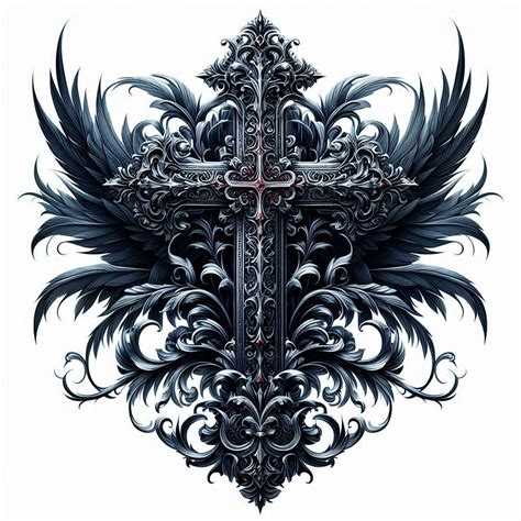 Gothic Cross Clipart Bundle Gothic Png Watercolor Goth Crosses
