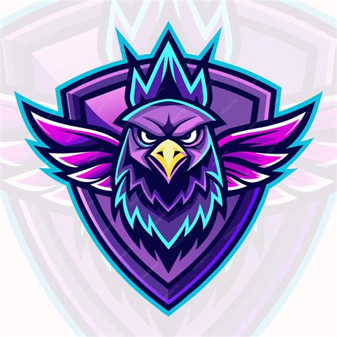 El Logotipo De Nighthawk Vecot Macot Vector Premium