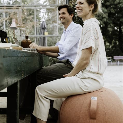 Vluv Sova Seating Ball Salmon The Cushion Shop