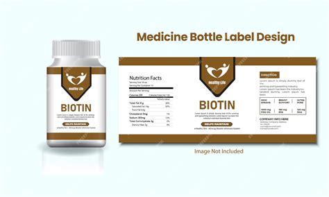 Premium Vector Medicine Bottle Package Template Design Label Design