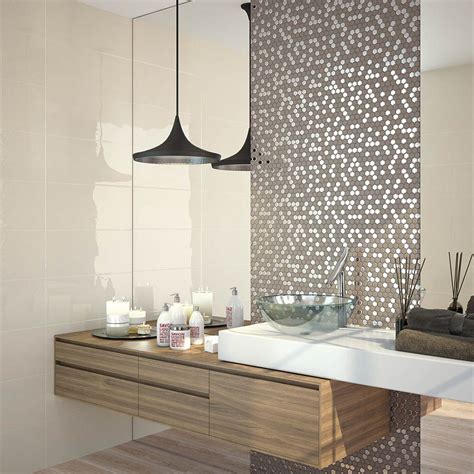 Brown Mosaic Bathroom Tiles Rispa