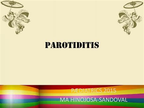 Parotiditis Pptx