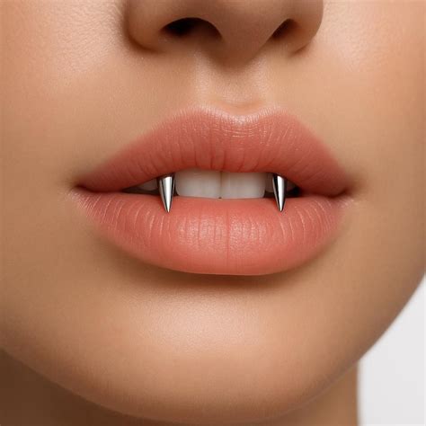 Vampire Fangs Piercing Etsy