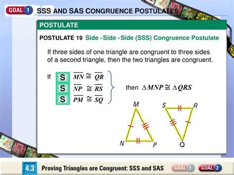 PPT Proving Triangles Are Congruent SSS SAS ASA AAS PowerPoint Presentation ID