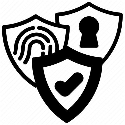Multi Level Security Fingerprint Key Lock Authorized Icon