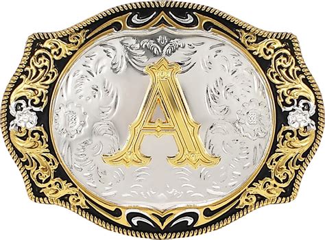 Triworks Western Belt Buckle Initial Letters Abcejm To Z