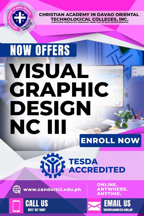 visual graphic design nc iii tesda design talk