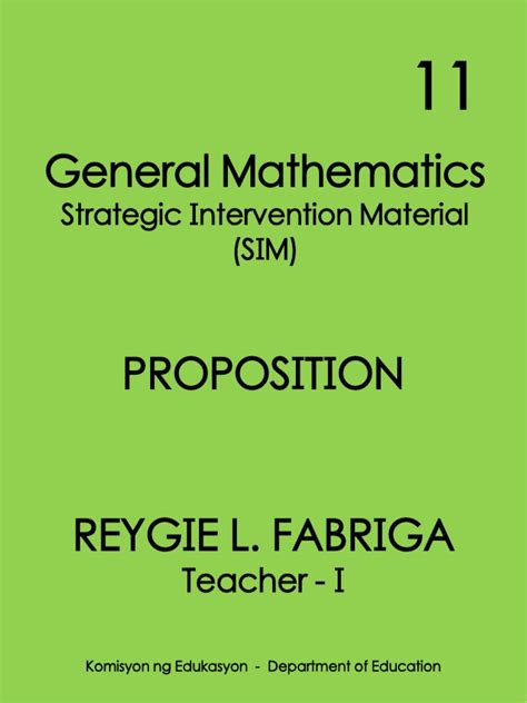 Sim Gen Math 11 Pdf Pdf