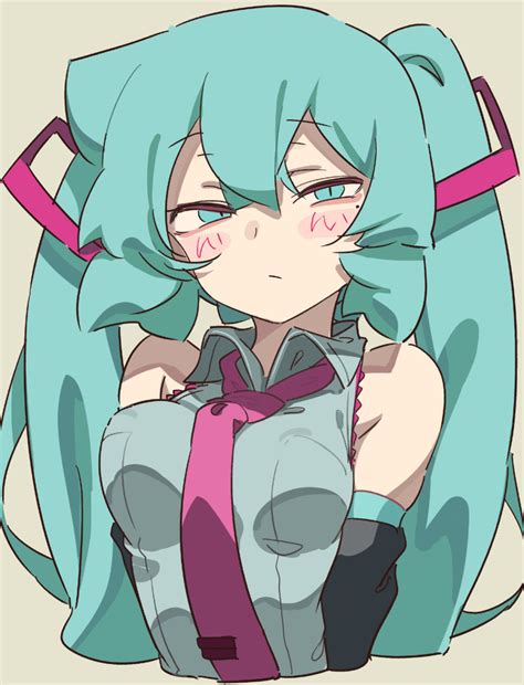 Safebooru 1girl Abmayo Armpit Crease Bare Shoulders Blue Eyes Blue