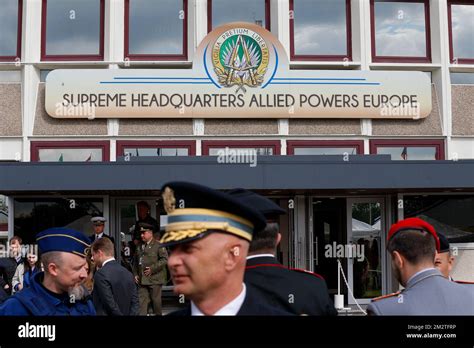 Shape Supreme Headquarters Of Allied Powers In Europe Hi Res Stock