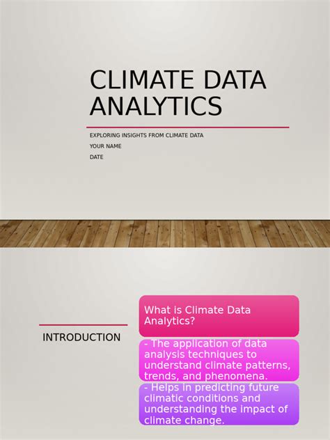 Climate Data Analytics 15 Slides Pdf Climate Analytics