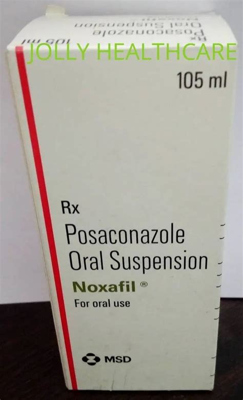 Noxafil Oral Suspension At ₹ 17000bottle Antifungal In Jaipur Id