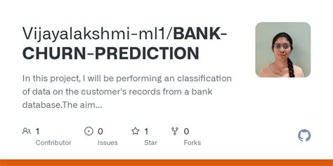 Bank Churn Prediction Banking Churn Ipynb At Main · Vijayalakshmi Ml1 Bank Churn Prediction · Github