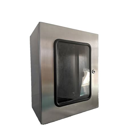 24 X 16 X 10 In 304 Stainless Steel Electrical Enclosure With Window