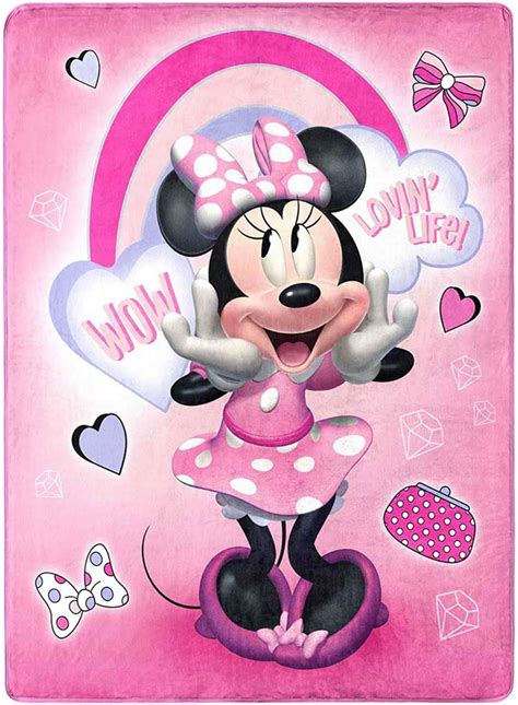 The Northwest Store Disney Minnie Mouse Sparkle Soft Throw