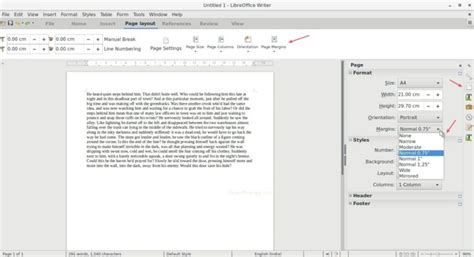 How To Change Margins In LibreOffice OpenOffice Writer