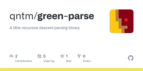 GitHub Qntm Green Parse A Babe Recursive Descent Parsing Library