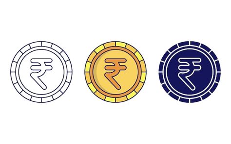 Roepie Pictogram Premium Vector