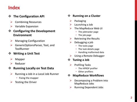 Ppt Distributed And Parallel Processing Technology Chapter5 Developing A Mapreduce