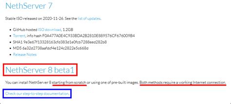 Downloading Ns8 Community Nethserver Community