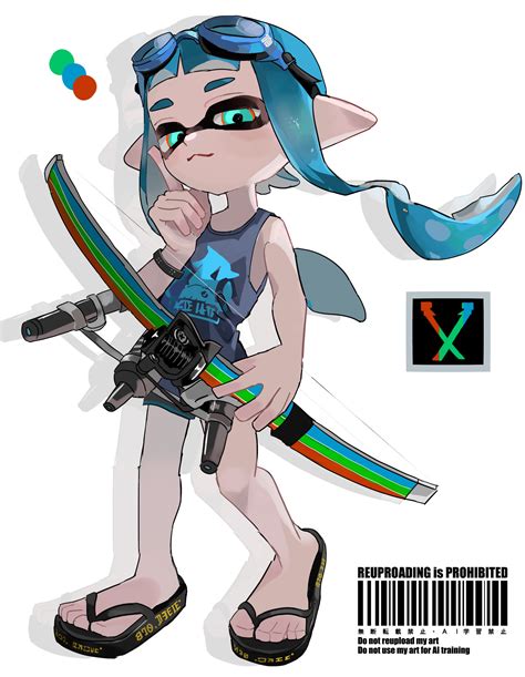 Fegrqzf Inkling Girl Inkling Player Character Nintendo Splatoon