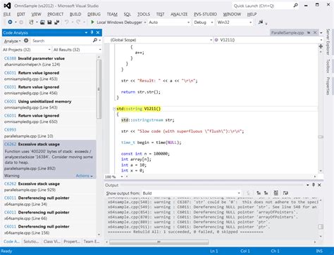 Comparing Static Analysis In Visual Studio Visual C And PVS Studio
