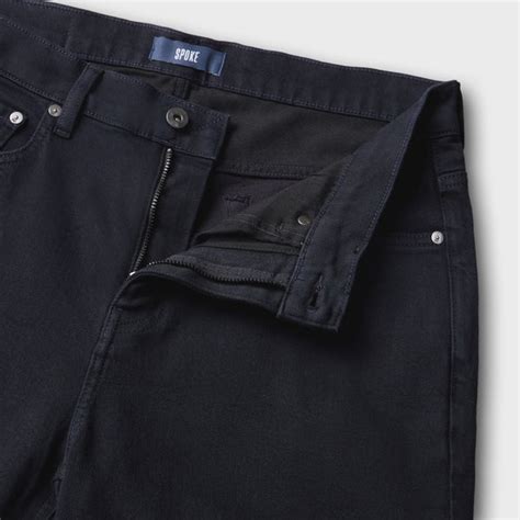 Blue Black Italian Denim Custom Fit Jeans Spoke Menswear Spoke