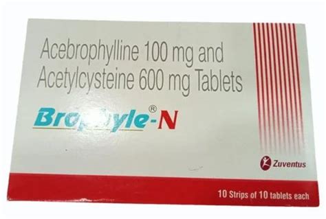 Brophyle N Acebrophylline Tablet Strength 700 Mg At ₹ 500 Box In Nagpur