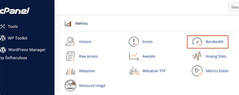 viewing disk space and bandwidth usage on your cpanel account מאגר