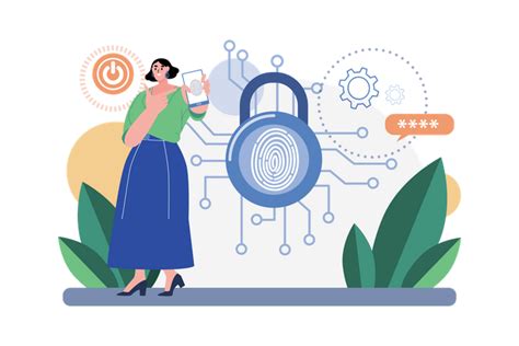 Premium Cyber Security Illustration Pack From Crime And Security