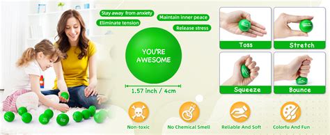 Shqdd 100pcs Stress Balls Stress Balls For Adults Soft