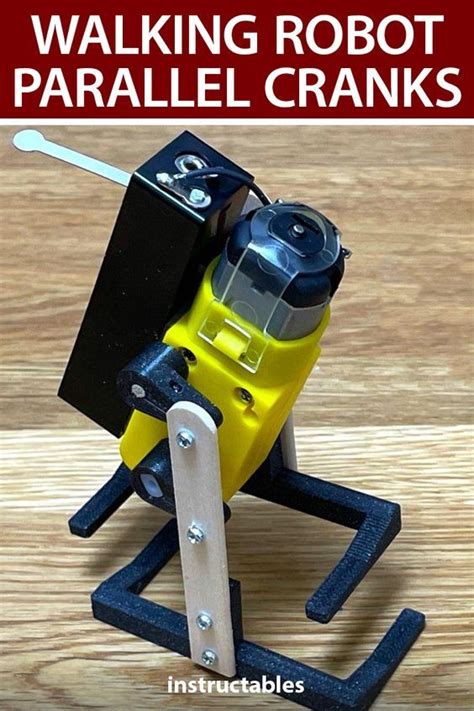 Walking Robot Parallel Cranks Diy Robot Robot Robotics Projects Walking Robot Parallel Cranks Diy Robot Robot Robotics Projects
