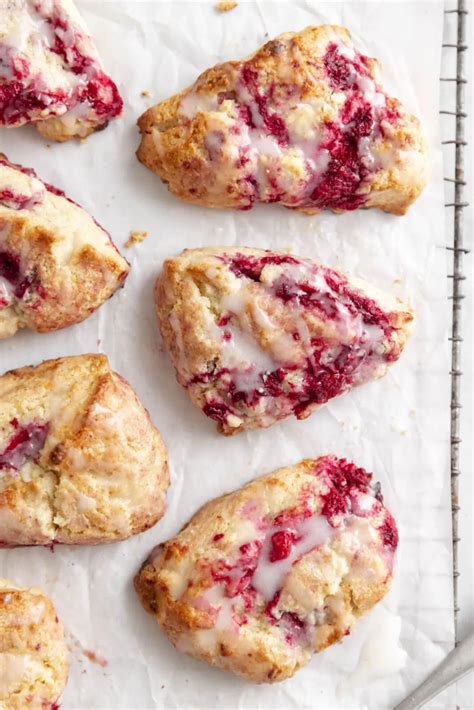 White Chocolate Raspberry Scones Broma Bakery