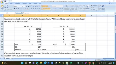 solved x data a review r Σ autosum 12 fill 2 clear sort and