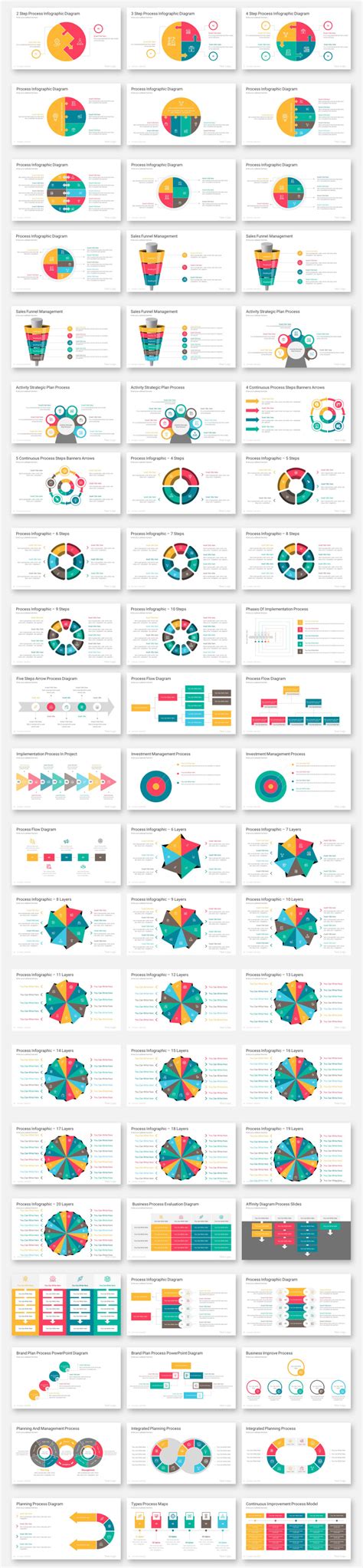 Process Diagrams Powerpoint Template Design Templatemonster