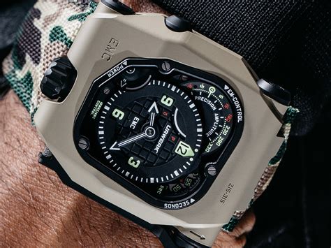 Urwerk Gives The Emc Time Hunter A Military Inspired Makeover Imboldn