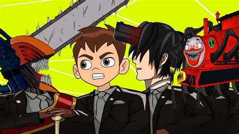 Ch41nsawman And Ben 10 And Gun D3vl And Ch°°ch°° ©h4®l3 Coffin Dance Meme
