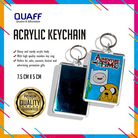 Acrylic Keychains Big Rectangle F01 Shopee Philippines