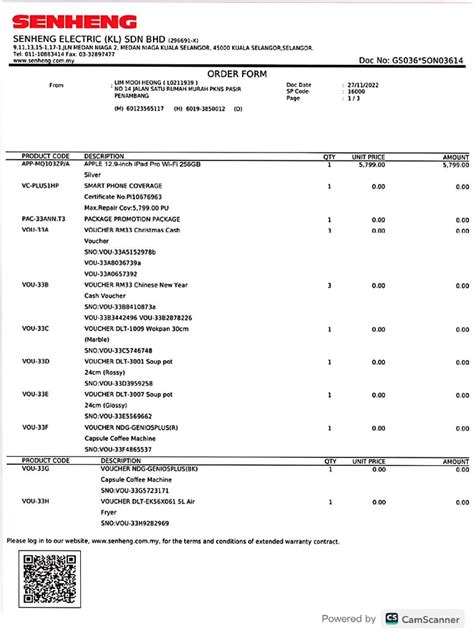 Ipad Receipt Pdf