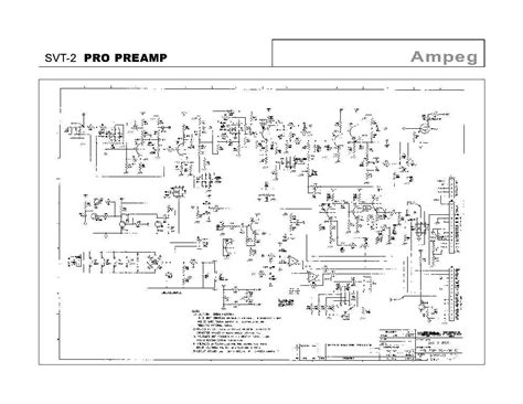 Discover The Inner Workings Of The Ampeg Svt Cl With Its Schematic