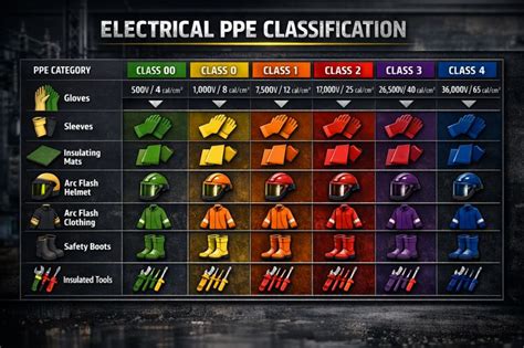 Electrical Ppe Classes Voltage Protection Levels Nesrine Khaldi 🇩🇿