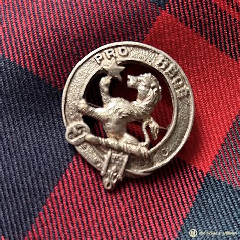 Vintage Scottish Clan Badges Ewing And Liddell House Of Labhran