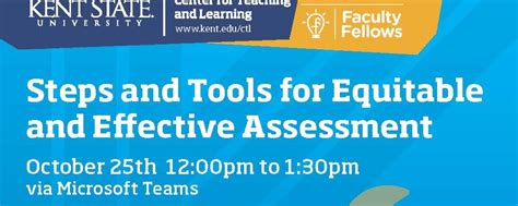 Steps And Tools For Equitable And Effective Assessment Center For Teaching And Learning