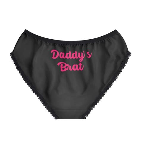 Daddys Brat Womens Briefs Bdsm T Bdsm Quotes Etsy