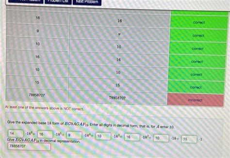 Solved List Next Problem 16 16 Correct 9 Correct 10 10